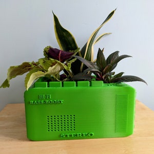 20 Colours- Walkman Planter - Retro Decor- Music Lover Gift - 90s Decor ...