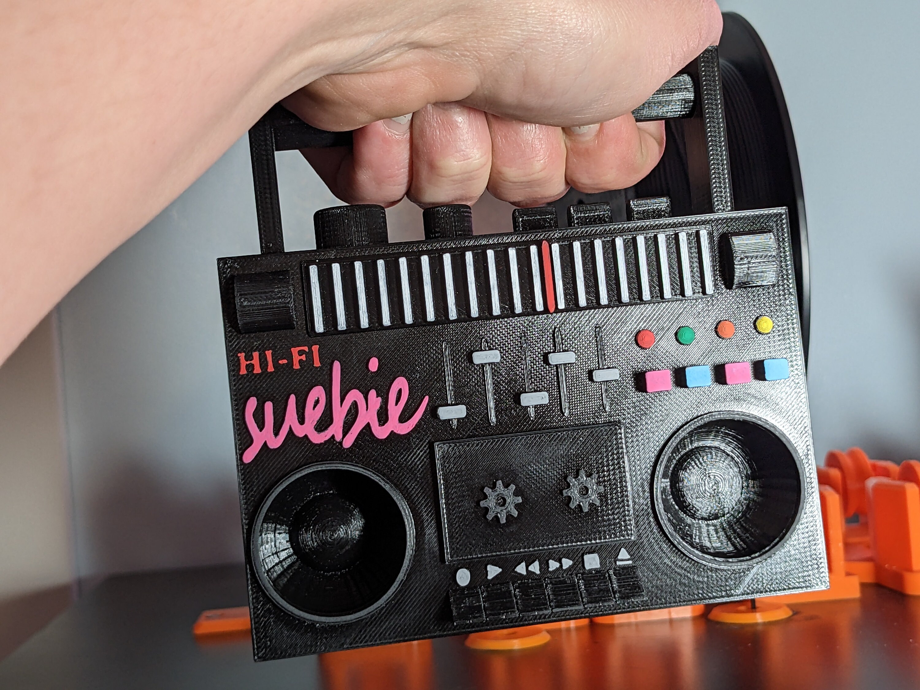 Customizable Boombox Retro Inspired Decor Music Lover Gift 90s 80s-3d ...