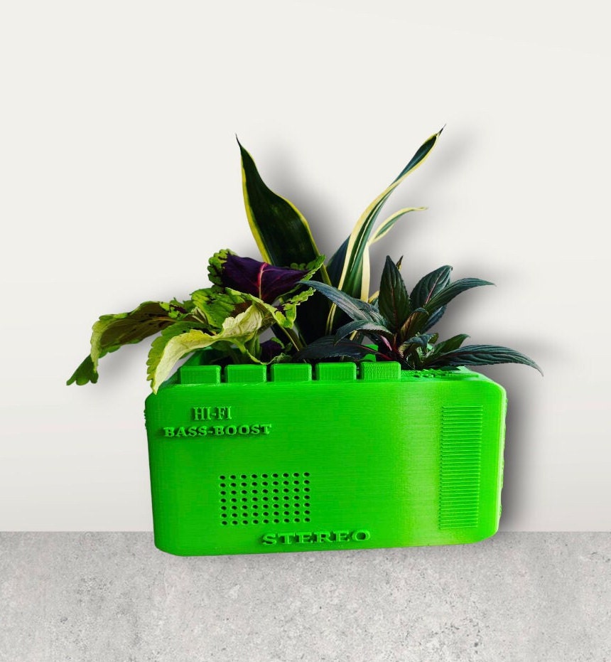 20 Colours Walkman Planter Retro Decor Music Lover Gift 90s Decor ...