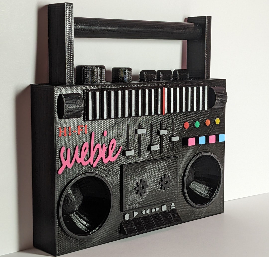Customizable Boombox Retro Inspired Decor Music Lover Gift - Etsy