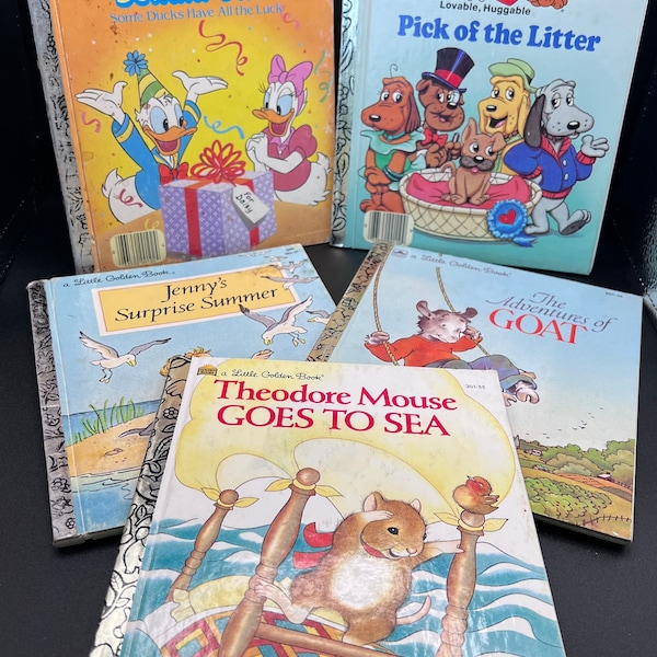 Golden Books Vintage - Etsy
