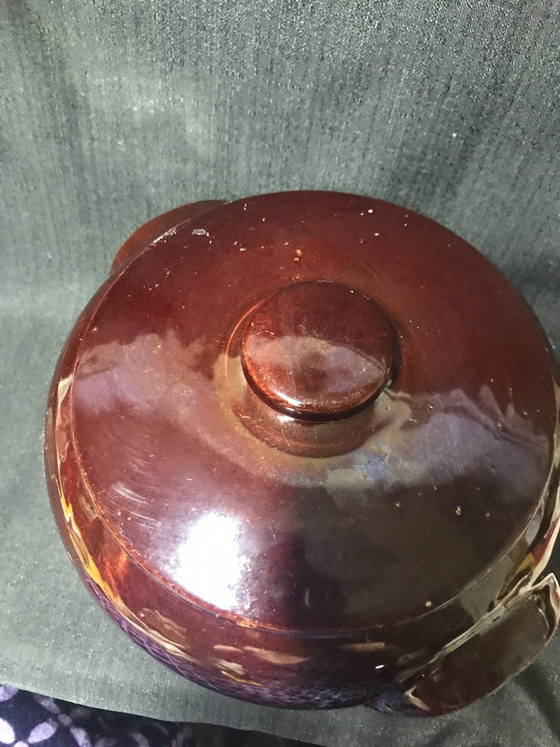 Vintage Bean Pot USA Pottery Brown Stoneware Pot FREE SHIPPING | Etsy