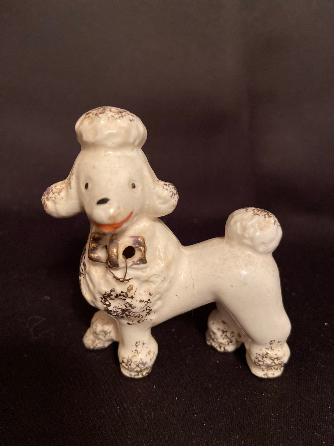 Vintage Poodle Figurine Miniature White Poodle FREE SHIPPING - Etsy