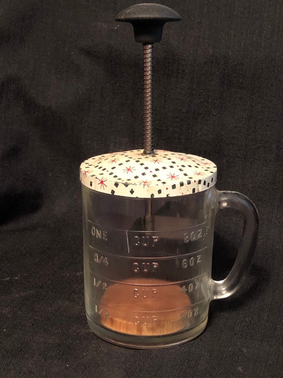 Vintage Glass Chopper 50's Kitchen Tool 1 Cup FREE - Etsy