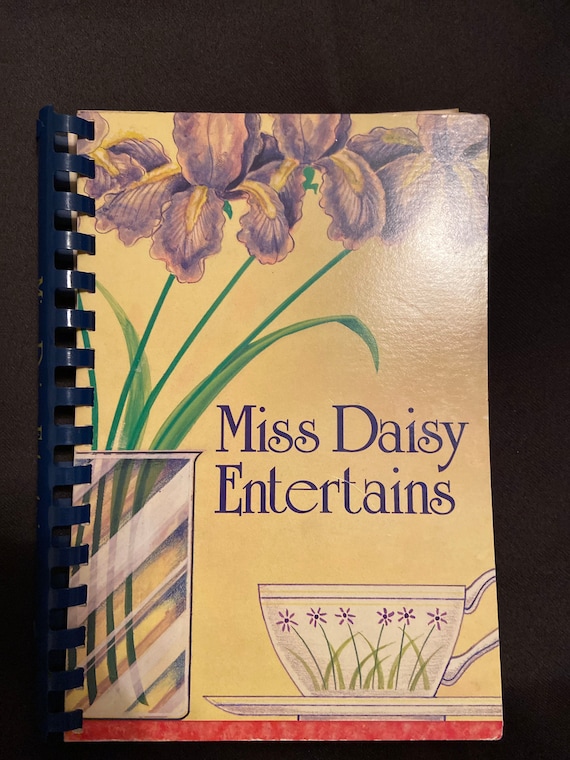 Vintage Cookbook miss Daisy Entertains Tearoom Recipes and - Etsy