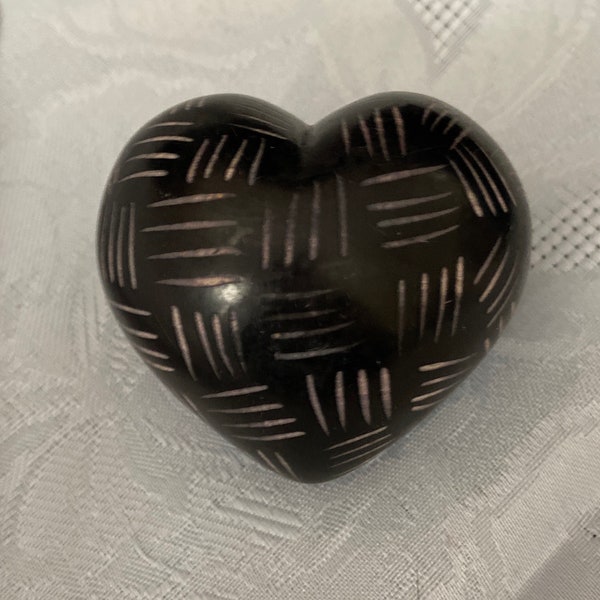 Stone Heart Paperweight - Etsy