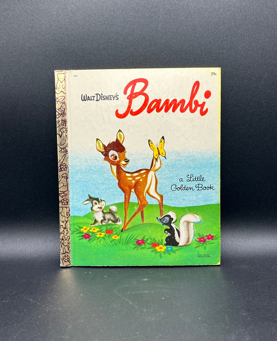 Vintage Walt Disney's Bambi Children's A Little Golden Book 1960's Junk ...