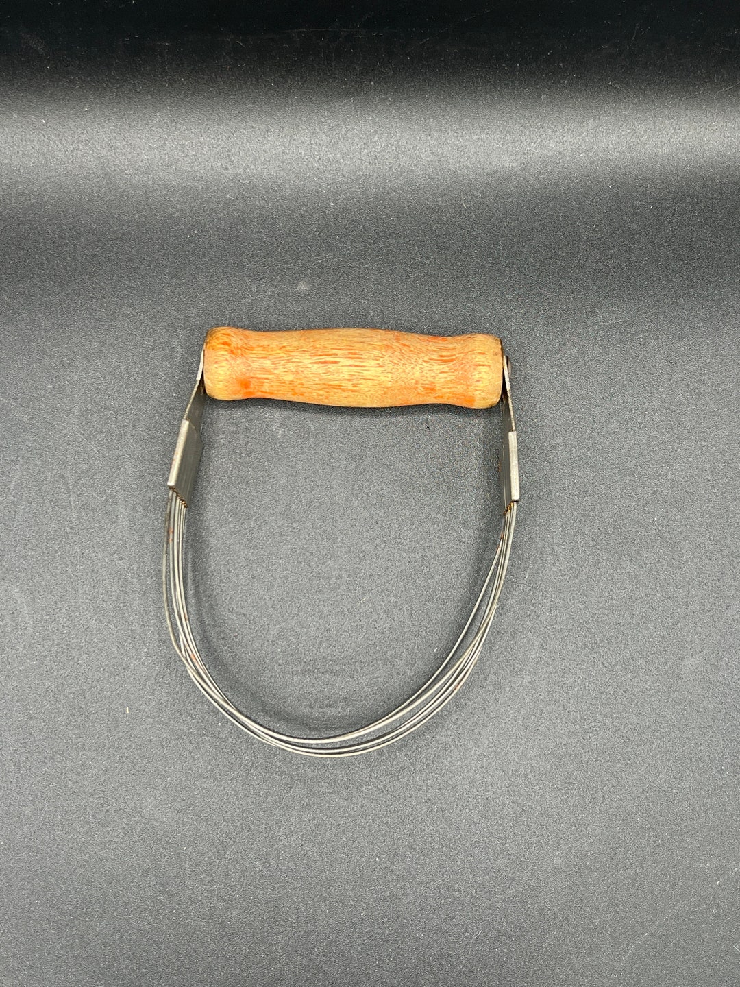 Vintage Androck Faded Red Wood Handle Pastry Blender Antique Primitive ...