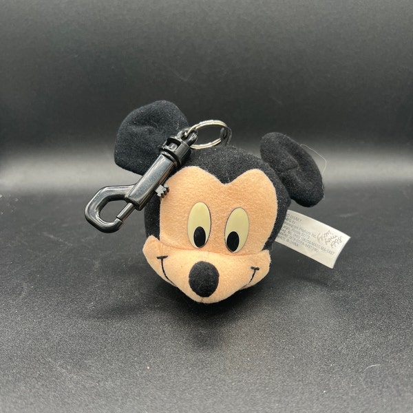 Mickey Mouse Plush Keychain - Etsy