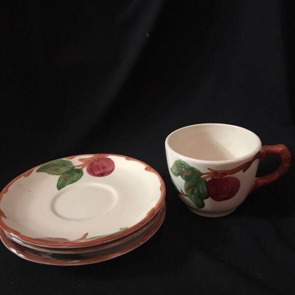 Apple Design Dinnerware Set - Etsy