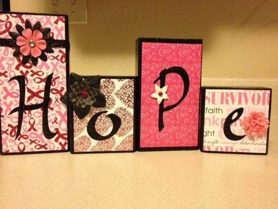 Items similar to Hope Wooden Blocks on Etsy