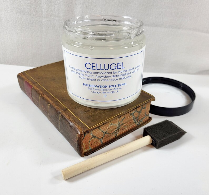 Cellugel Archival Leather & Book Preservation Gel for Dry, Powdery ...
