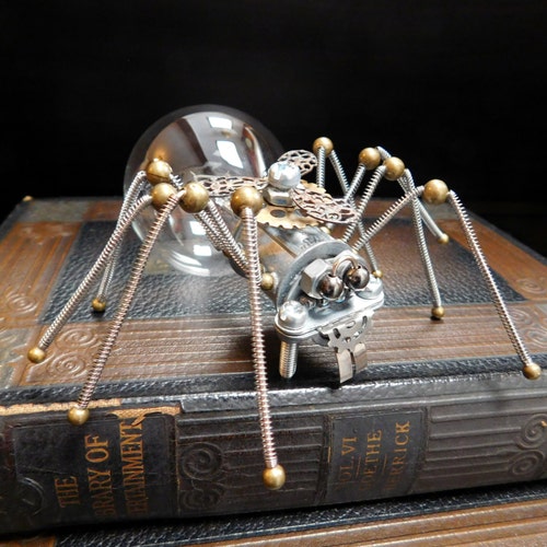 Metal Spider steel Spider Art Sculpture - Etsy