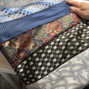 Quilted Necktie Pillow Pattern - Etsy