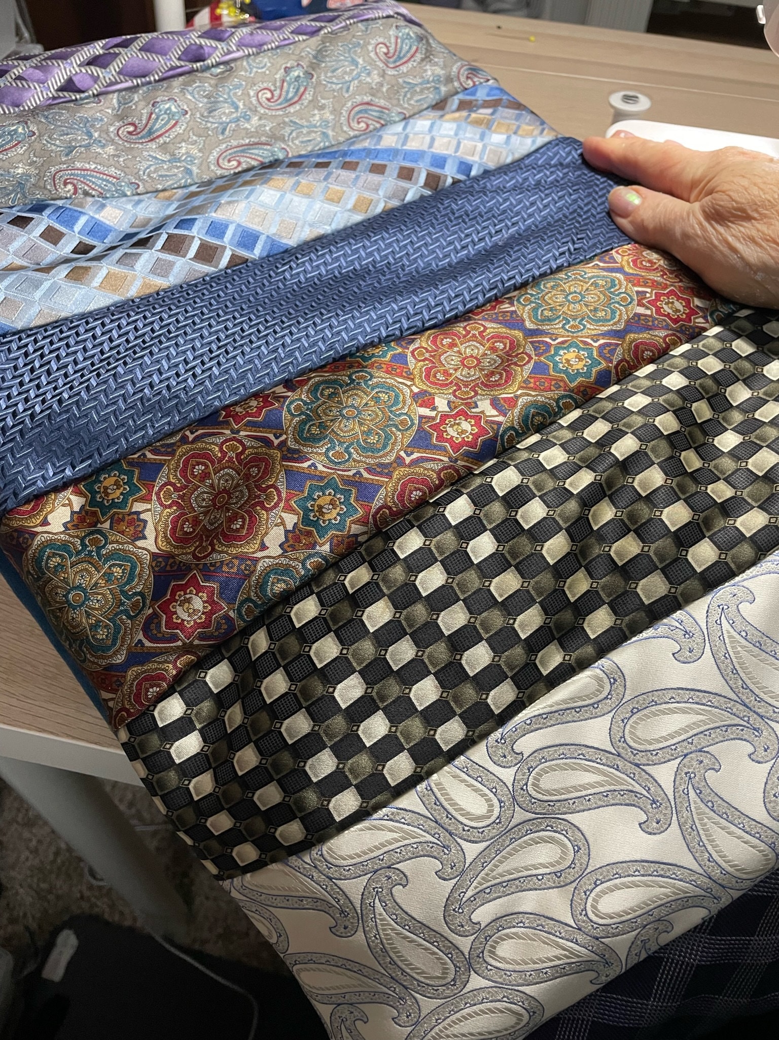 Quilted Necktie Pillow Pattern - Etsy