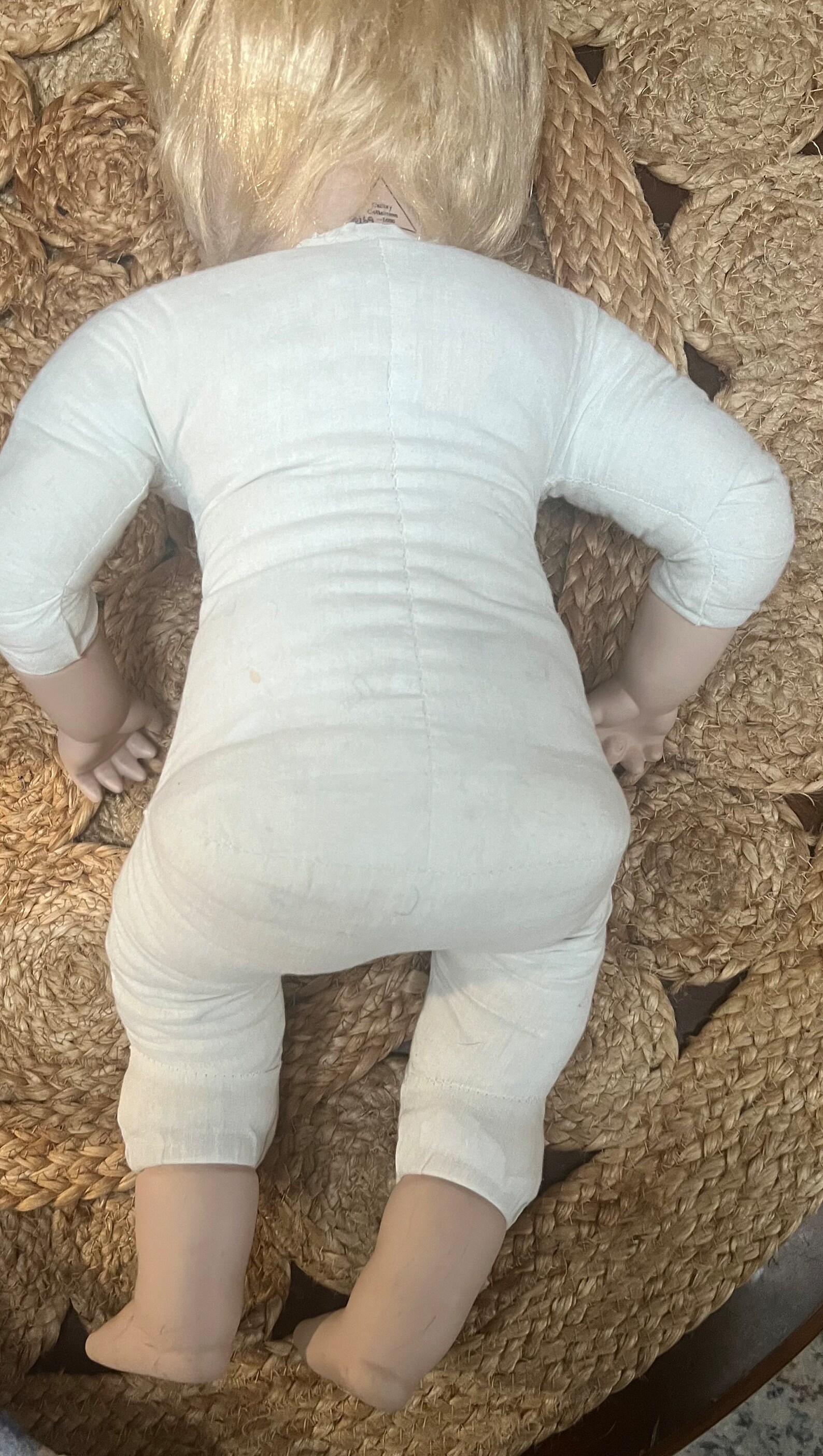 VTG Adorable 6M Size Blond Baby Doll Cathay Collection Porcelain W ...