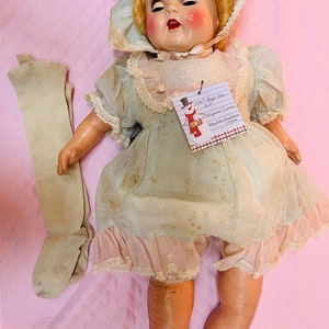 1940 Extremely Rare! C.D.C Magic Skin Mama Doll Amazing Condition ...