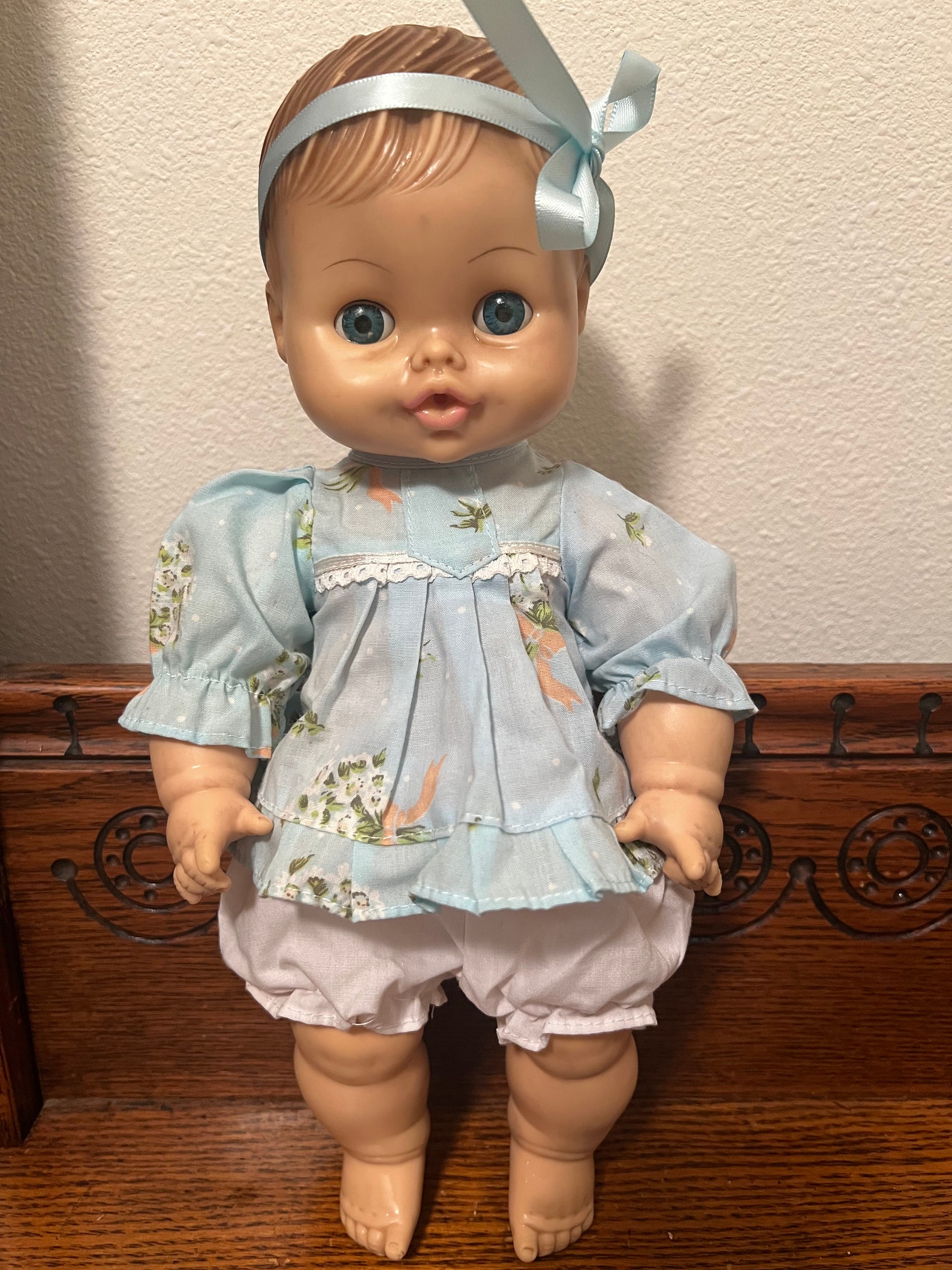 Vintage Horsman Drink N Wet Molded Hair Doll 13 - Etsy