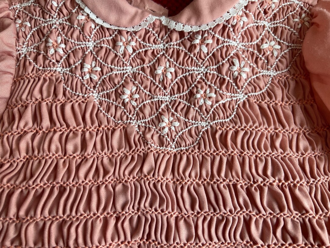 Gorgeous Salmon Pink Polly Flinders Girl's Dress SZ 6X - Etsy