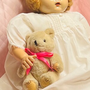 1950s Beautiful Mama Doll W/bear 23" - Etsy