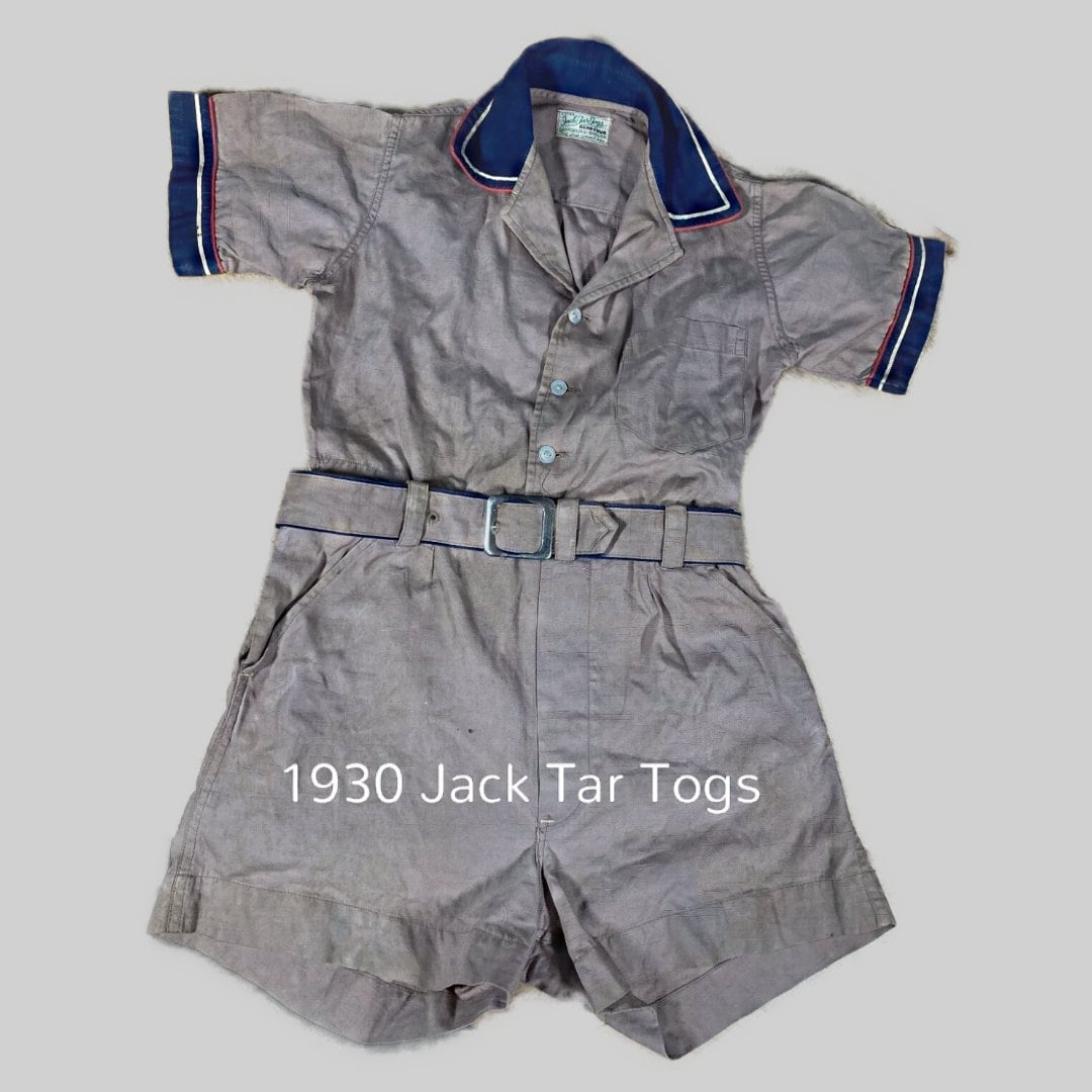 1930 Jack Tar Togs Boy's Military Style Romper Suit Approx SZ 3 - Etsy