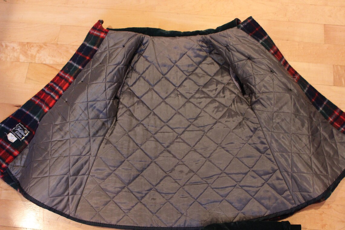 VTG 1960 Fieldstone Classic Winter Wool Plaid 3 Piece Riding Set ...