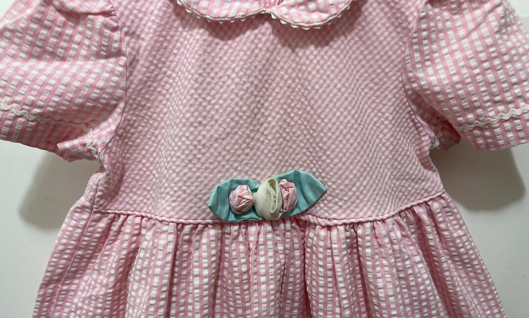 VTG Baby Togs Pink Seersucker Spring and Summer Dress SZ 3T - Etsy