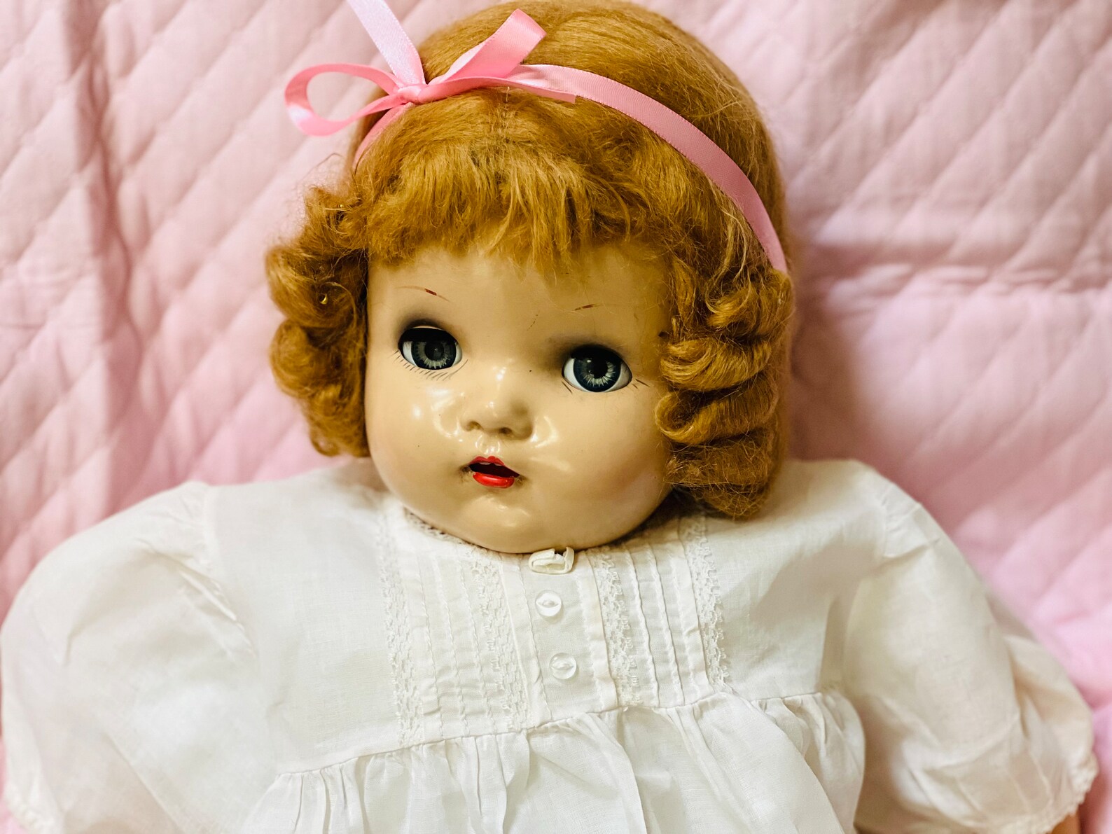1950s Beautiful Mama Doll W/bear 23 - Etsy