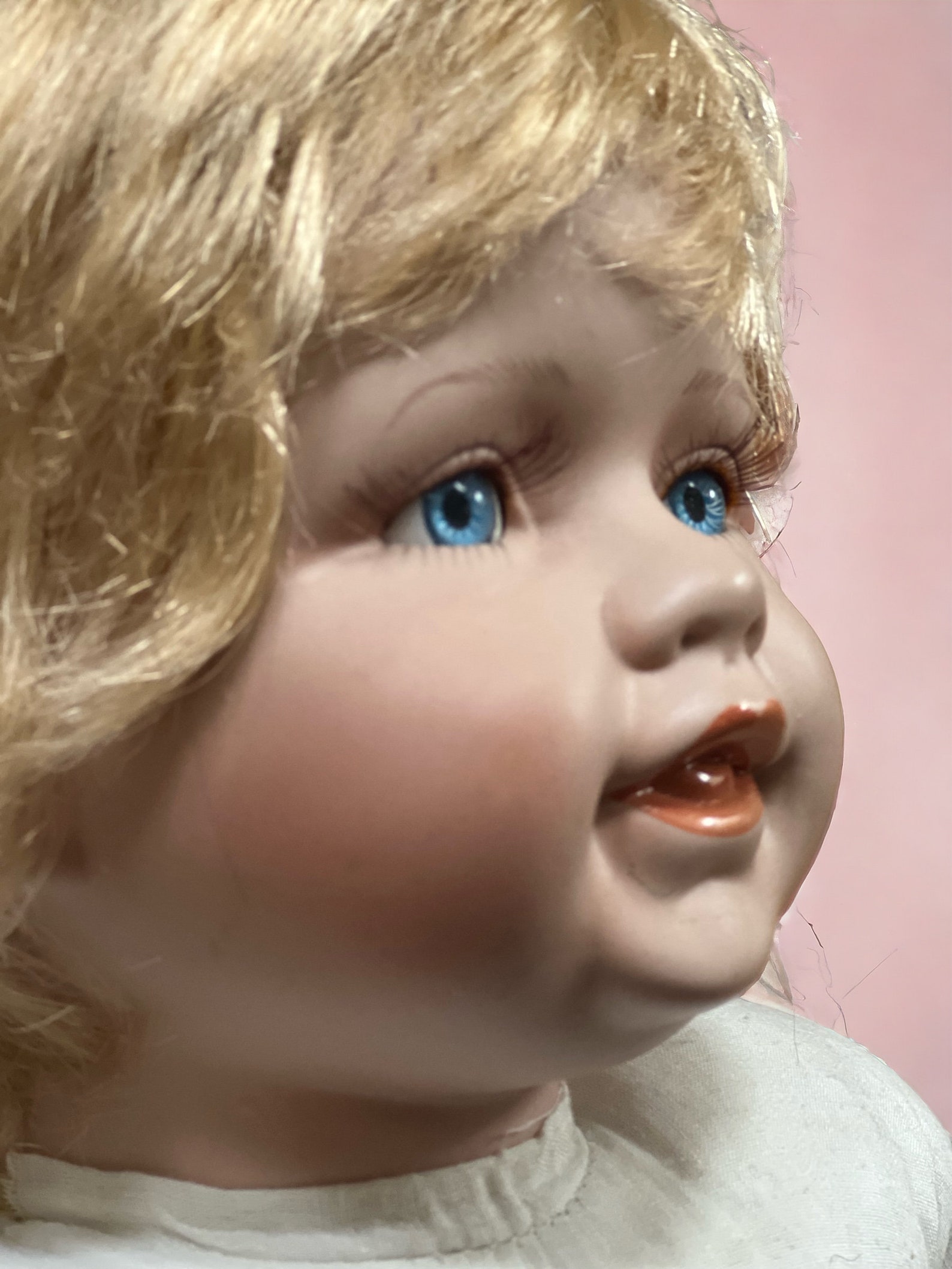 VTG Adorable 6M Size Blond Baby Doll Cathay Collection Porcelain W ...