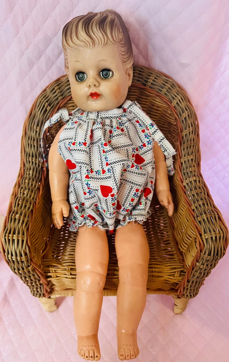 Rare 1950 Eegee Cuddle Bun Rubber Doll W/vinyl Moulded Head - Etsy