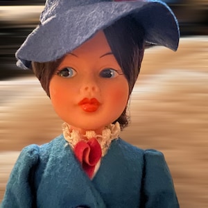 1960s Horsman Mary Poppins W/o Brolly and Umberella. Flexible Arms. All ...