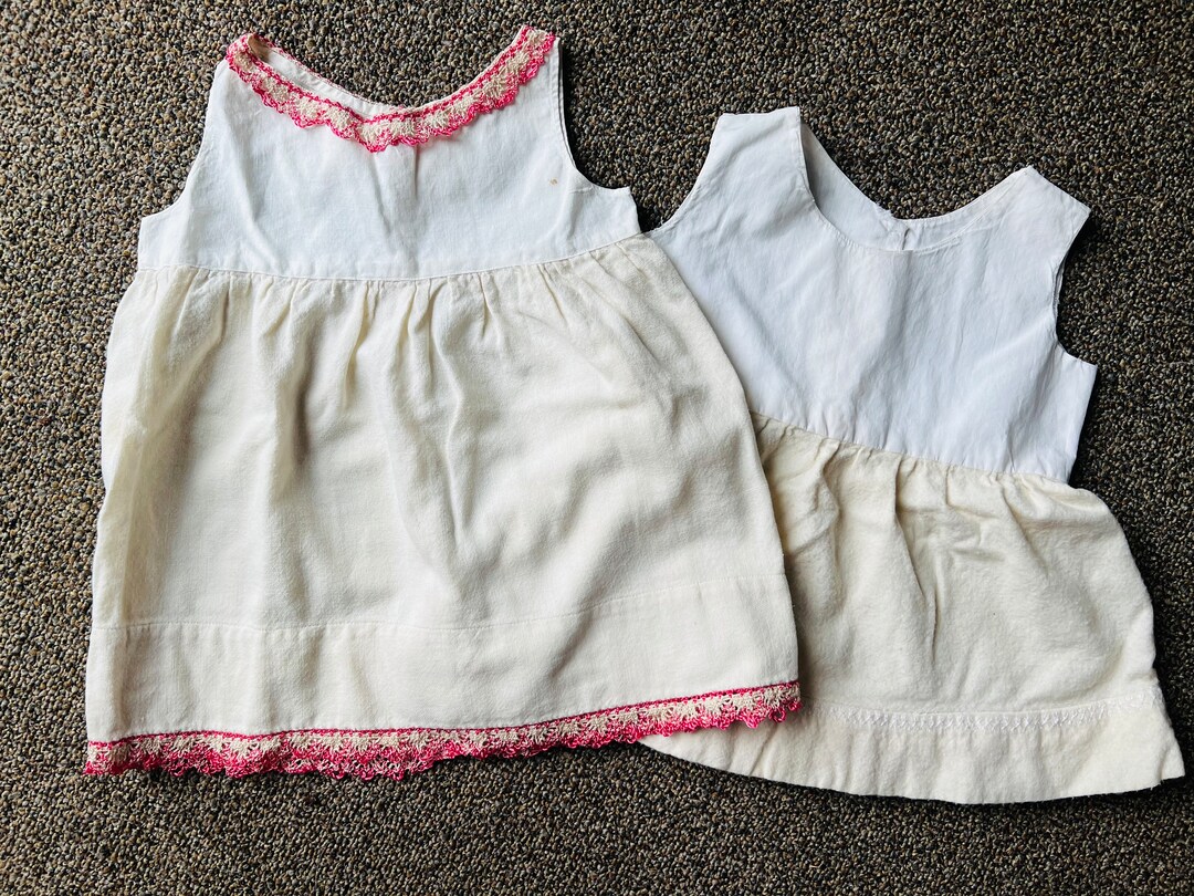 Antique Baby Doll Slips Cotton/wool Flannel SZ 12M - Etsy
