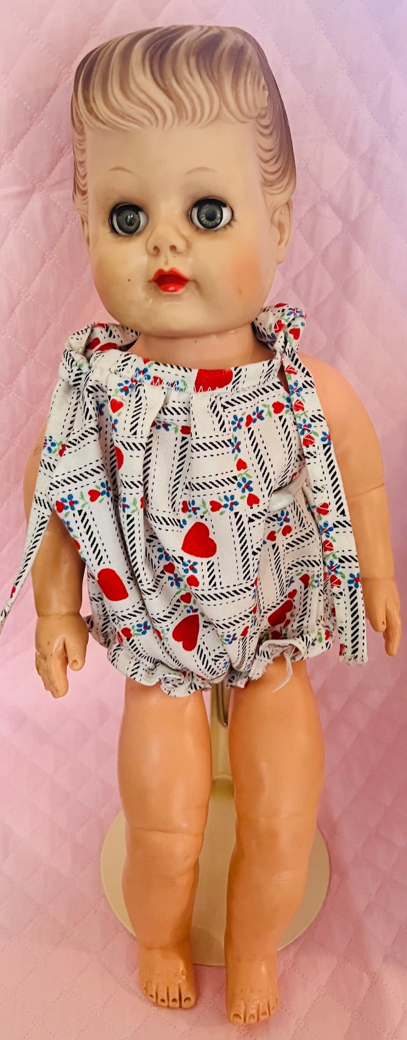 Rare 1950 Eegee Cuddle Bun Rubber Doll W/vinyl Moulded Head - Etsy