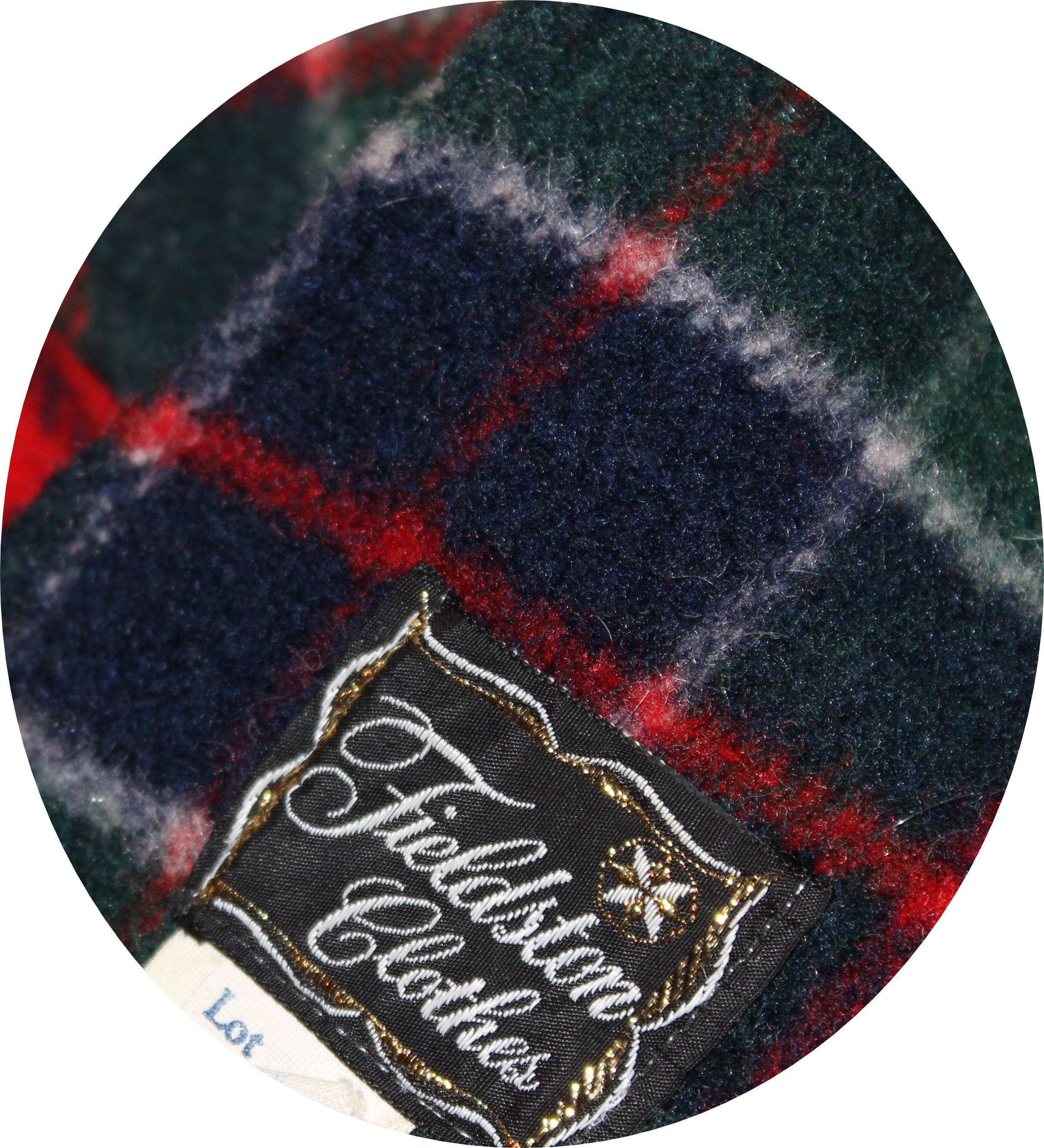 VTG 1960 Fieldstone Classic Winter Wool Plaid 3 Piece Riding Set ...