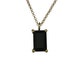 Stunning Rectangle Black Onyx Necklace · Simple Crystal Pendant ...
