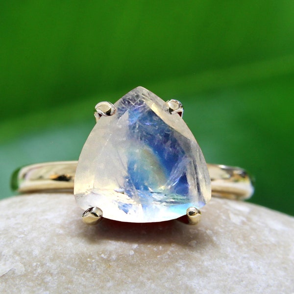 Trillion Ring - Etsy