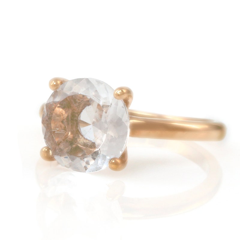 Quartz Crystal Ring - Etsy