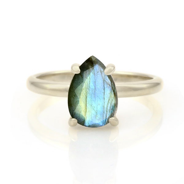 Labradorite Ring - Etsy