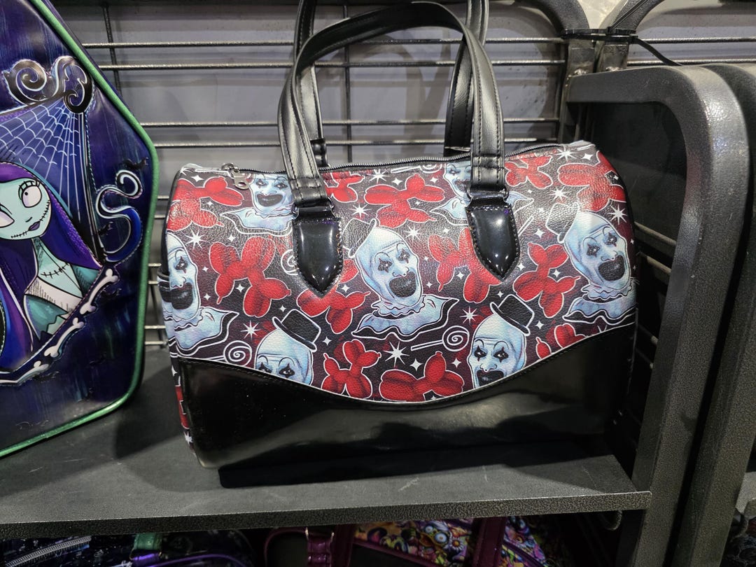 Creepy Clown Purse/handbag/tote/cross Body Bag - Etsy