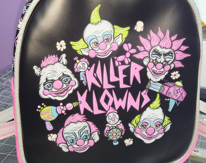 Killer Klowns From Outer Space Mini Backpack Vinyl Fabric - Etsy