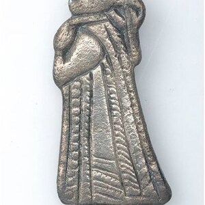 Silver Valkyrie With Scarf From Sweden - Etsy