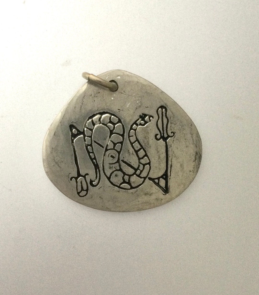 Pictish Standing Stone Serpent Z-rod Symbol Pendant - Etsy