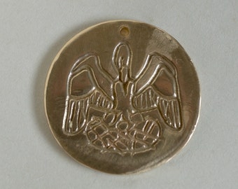 Pelican Medallion - Anglo Saxon Staffordshire Hoard Inspired - Cast ...
