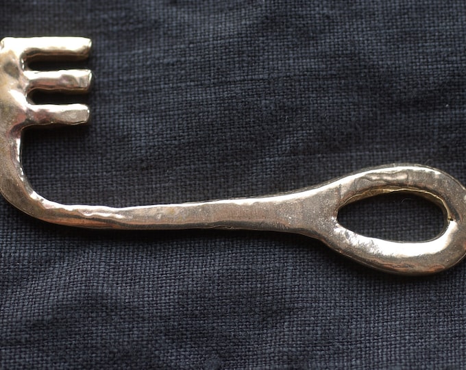 Bronze Viking Angled Key - Etsy
