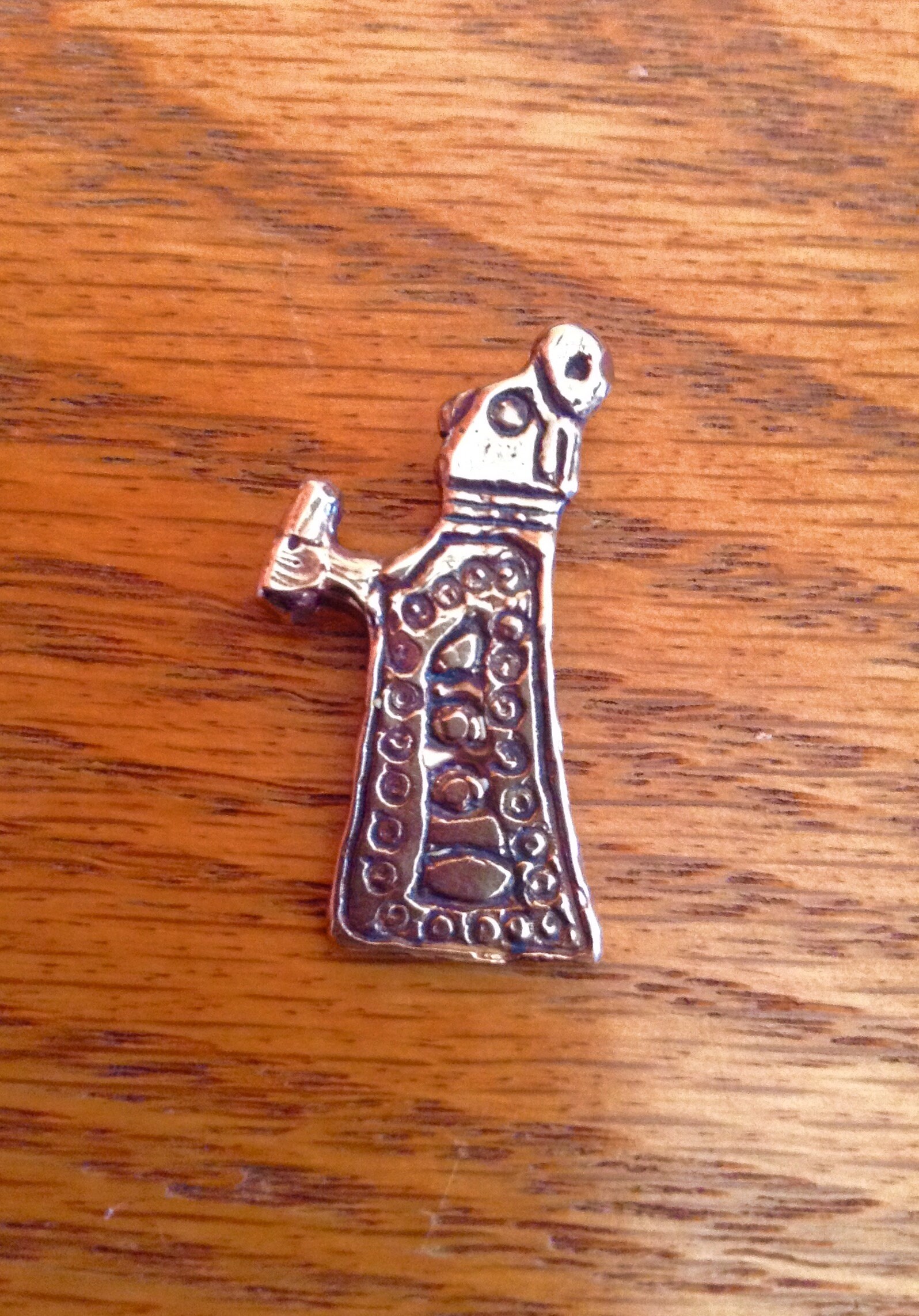 Reproduction Bronze Valkyrie Pendant With Cup From Sweden - Etsy