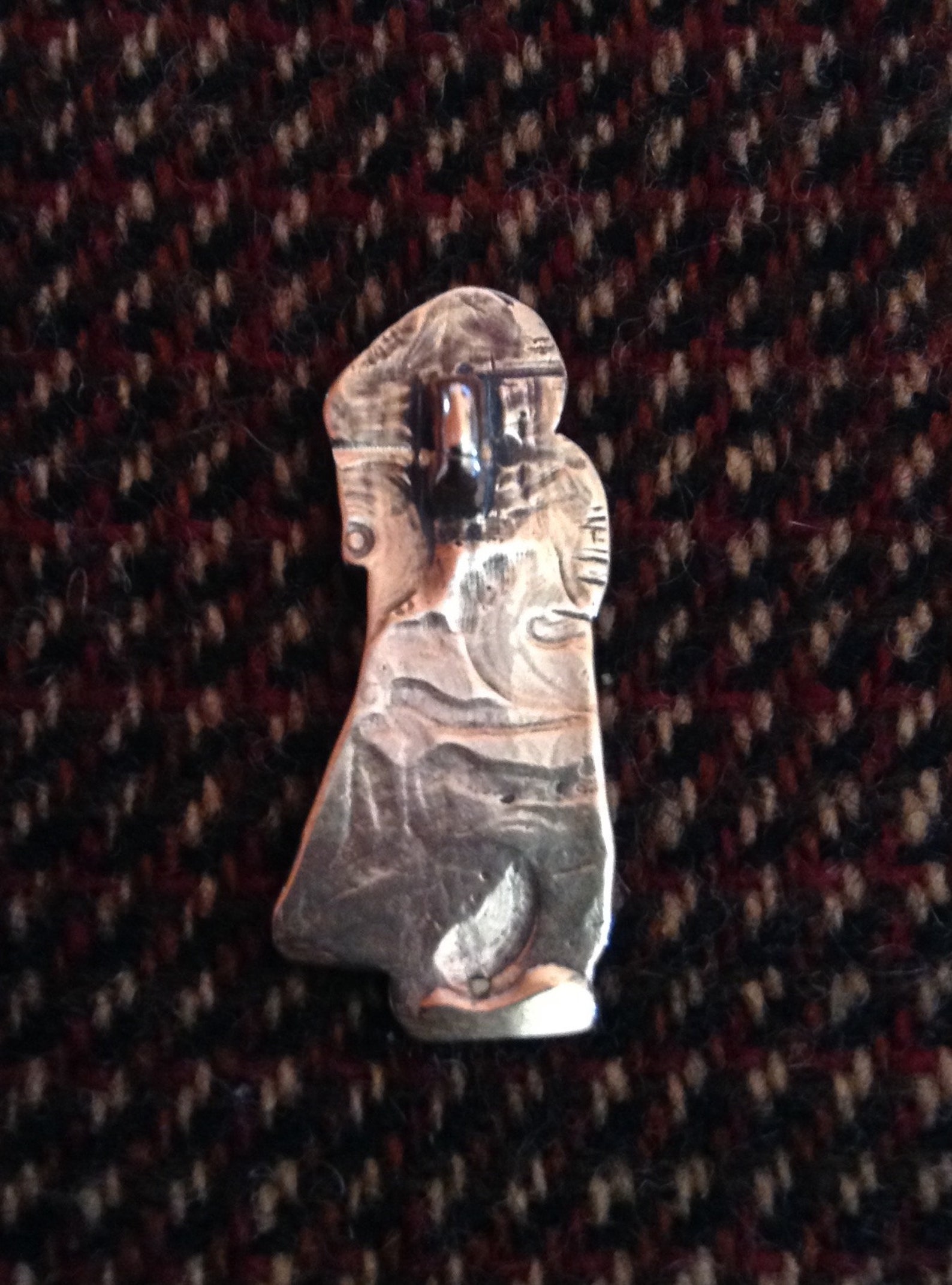 Bronze Valkyrie With Scarf From Sweden - Etsy