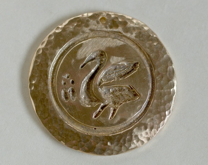 Pelican Medallion Anglo Saxon Staffordshire Hoard Inspired Cast Bronze ...