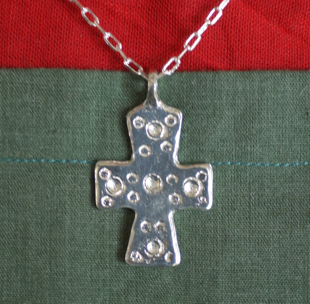 Early Medieval Pewter Reproduction Cross - Etsy