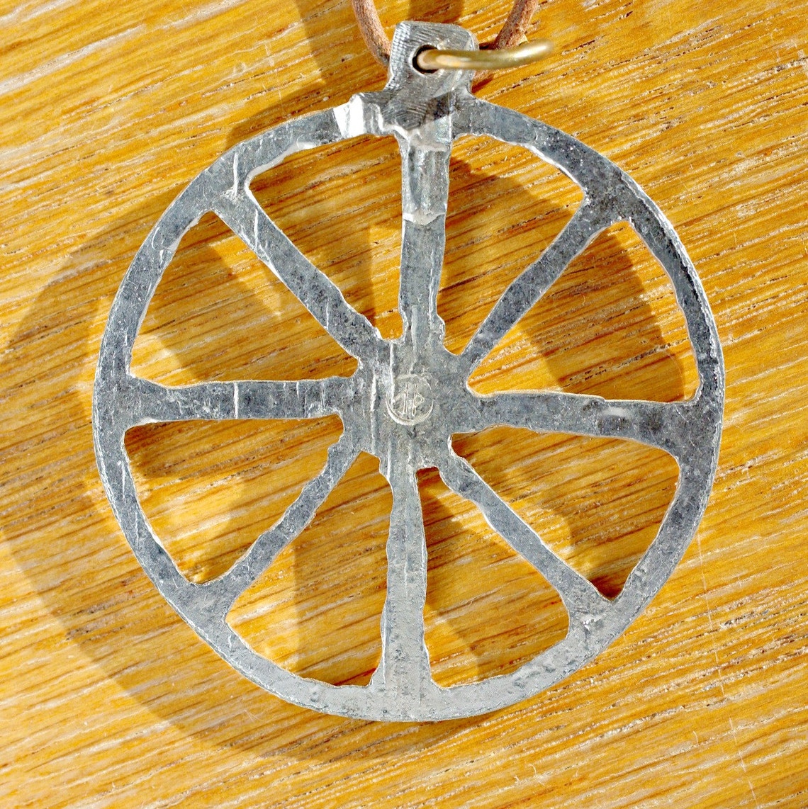 Pewter Celtic/Roman Wheel Pendant | Etsy