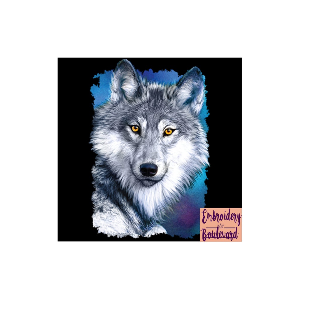 W-wolf T-shirt, Wolf Face T-shirt, Realistic Wolf Shirt - Etsy